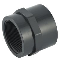 China High Pressure Pn16 DIN Plastic Pipe Fitting PVC Female Adapter QX for Applications for sale