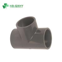 China Varnish Paint Finish 20mm to 400mm Pn16 PVC Pipe Fitting Grey Equal Tee for Hot Water for sale
