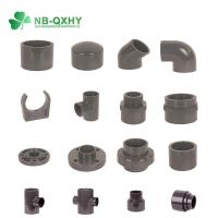 China Varnish Paint Finish 20mm to 400mm Pn16 PVC Pipe Fitting Grey Equal Tee for Hot Water for sale