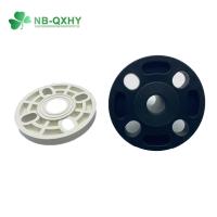 China 25mm-225mm Grey PVC Pipe Fitting Pn16 DIN Van Stone Flange for Fluid Transportation for sale