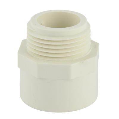 China Water Supply PVC Pipe Fitting Male Adapter 1/2