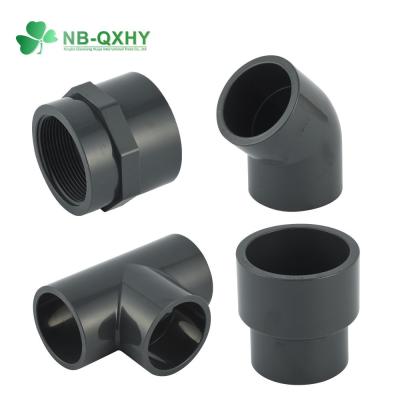China Glue Connection UPVC Pipe Fitting Pn16 for Water Supply and Provide Replacement Services for sale