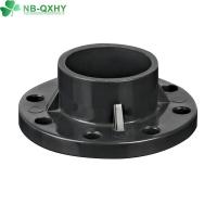 China Glue Connection Blue Grey Black DIN PVC Flange for High Temperature Applications for sale