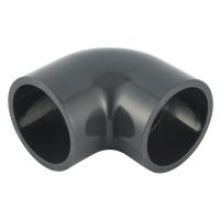 China Round Head Code PVC Pipe Fitting Tee Elbow Coupling for Water Supply in 20mm to 400mm for sale