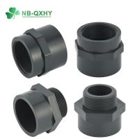 China Flexible 20mm to 110mm DIN PVC Pipe Fitting Pn16 Pipe and Fitting Female Male Adapter for sale