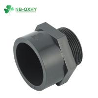 China Flexible 20mm to 110mm DIN PVC Pipe Fitting Pn16 Pipe and Fitting Female Male Adapter for sale