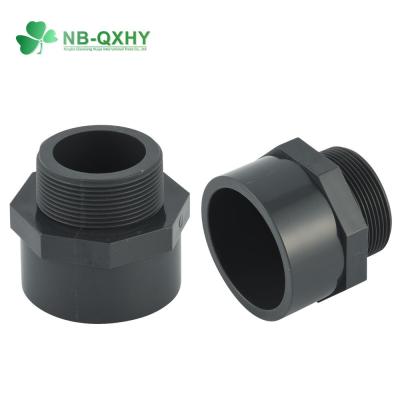 China 20mm to 110mm Pn16 Pressure Pipe Fitting Threaded PVC Male Adaptor with Customization for sale
