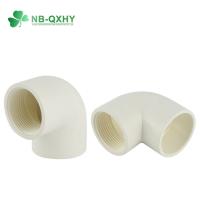 China ASTM Sch40 Pressure Pipe Fitting PVC Plastic Female 90 Degree Elbow for Water Supply for sale