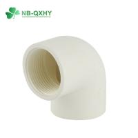 China Cross PVC Threaded Female Elbow NPT Elbow for Water Supply Plastic Pipe Fitting Sch40 for sale