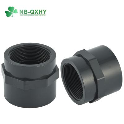 China Dn65 Dn100 Pn16 PVC Female Thread Adapter for Pressure Pipe Fitting Size 20mm to 400mm for sale