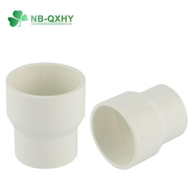 China 100% Material Gray ASTM Sch40 PVC Pipe Fitting Coupling Reducer for Water Supply for sale