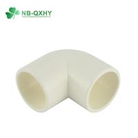 China ASTM Sch40 Plastic PVC Pipe Fitting 90 Degree Elbow for Industry Industry Angle 45deg for sale