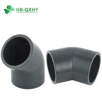 China 32mm 40mm PVC Pipe Fitting DIN Pn16 45 Degree Elbow for Water Supply Connection Usage for sale