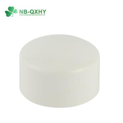 China Forged Design UPVC ASTM Sch40 PVC Pipe Fitting End Cap for Industry Plastic Design for sale