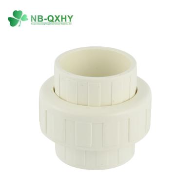 China Blue Customization Plastic UPVC ASTM Sch40 PVC Pipe Fitting Union Customized Request for sale
