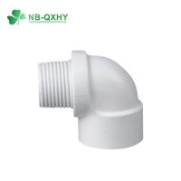 China Long-lasting Plumbing Gray PVC BS Threaded Fittings Female Elbow for Water Supply for sale