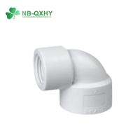 China Long-lasting Plumbing Gray PVC BS Threaded Fittings Female Elbow for Water Supply for sale