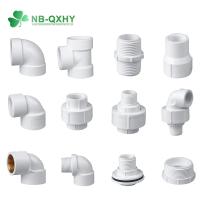 China Long-lasting Plumbing Gray PVC BS Threaded Fittings Female Elbow for Water Supply for sale