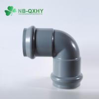 China Grey UPVC Fitting Plumbing Fitting with Rubber DIN Standard Pn10 QX Pressure Rating for sale