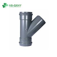 China Rubber 90 Elbow PVC Plumbing Fitting for Irrigation DIN Standard and Pn16 Wall Thickness for sale