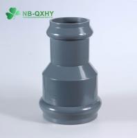 China Rubber 90 Elbow PVC Plumbing Fitting for Irrigation DIN Standard and Pn16 Wall Thickness for sale