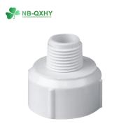 China QX White PVC Fitting Coupling Elbow Plug Forged QX BS Thread for sale