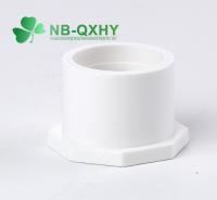 China White Sch40 UPVC Fitting Pipe Fitting Plug Adaptor Elbow Tee ASTM Standard 100% Material for sale