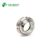 China Stainless Steel Round Nut SS304 SS316 for Food Grade Sanitary Fitting DN15-300 0.5