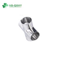 China Stainless Steel Sanitary Tee Fitting QX Connection For Industrial Applications for sale
