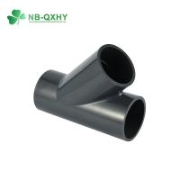 China Socket Surface Type Pn16 Dark Grey PVC UPVC Fitting for Water Supply Special Cross for sale