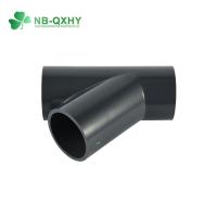 China Socket Surface Type Pn16 Dark Grey PVC UPVC Fitting for Water Supply Special Cross for sale