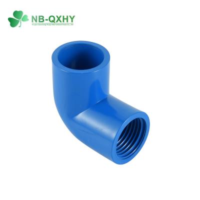 China 45 Degree Tee Plastic Fitting Bright Red and Blue Ideal for Water Treatment Solutions for sale