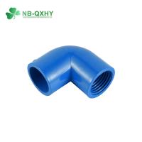 China 45 Degree Tee Plastic Fitting Bright Red and Blue Ideal for Water Treatment Solutions for sale