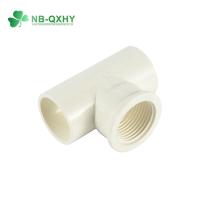 China Customized Color Accepted White Sch40 PVC Fitting with Cross Design and ANSI Standard for sale