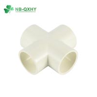 China Sch40 Plastic Water Supply PVC Fitting Cross Union Lateral 90°Tee for Industry for sale