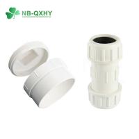 China High Pressure Rating Pn16 White Grey Sch40 Fitting Durable Plastic Pipe Socket Fittings for sale