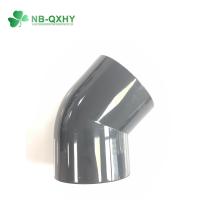 China Pn16 Wall Thickness UPVC Plastic Elbow Fittings for Water Supply Series 20mm to 110mm for sale