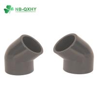 China Pn16 Wall Thickness UPVC Plastic Elbow Fittings for Water Supply Series 20mm to 110mm for sale