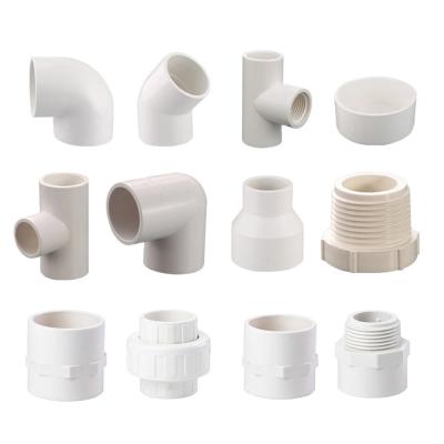 China Cross and 90°Tee Lateral Connection Design PVC SCH40 Pipe Fittings for Water Supply for sale