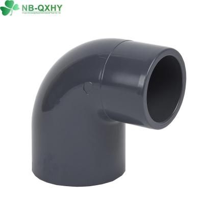 China QX PVC Sch80 Standard Elbow Fittings in Full Sizes with Anti-UV Advantage for sale