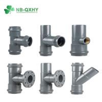 China High Thickness Deep Gray UPVC Pipe Fittings for Water Supply System Application for sale