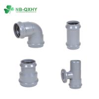 China High Thickness Deep Gray UPVC Pipe Fittings for Water Supply System Application for sale