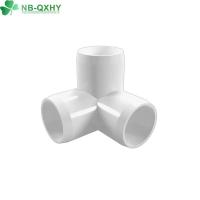 China QX Connection White 1/2 to 4 Inch Sch40 UPVC Fittings in White with Glue Connection for sale