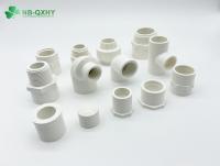 China QX Connection White 1/2 to 4 Inch Sch40 UPVC Fittings in White with Glue Connection for sale