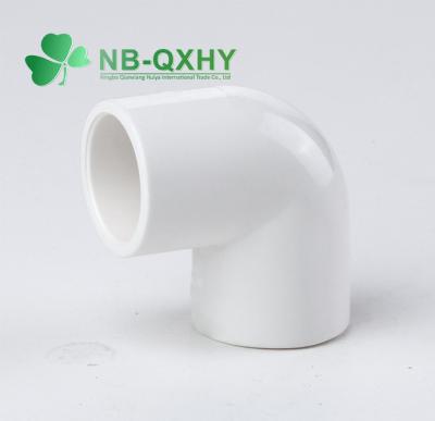 China ASTM Sch40 PVC/UPVC 90 Degree Elbow Pipe Fittings for Industry in Africa's Main Market for sale