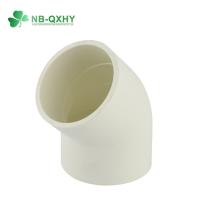 China High Thickness PVC ASTM Sch40 Pipe Fittings Schedule 40 Tee for Water Supply Pressure for sale