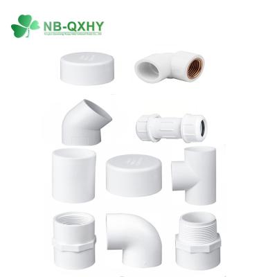 China High Thickness Round Head Code 90 Deg Elbow PVC Pipe Fittings in ASTM Standard for sale