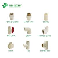 China Round Head Code QX ASTM Sch40 Standard UPVC Pipe Fittings Plastic Plumping Fittings for sale
