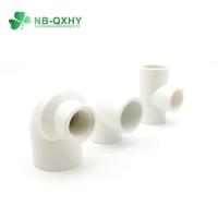 China UPVC Cpuv Plumbing Fittings Plastic Elbow Cross Joint Fittings for Wall Thickness SCH40 for sale