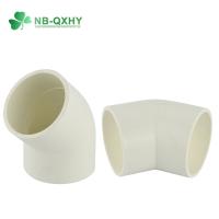 China UV Protection Sch40 90 Elbows PVC Pn16 Sch40 Pipe Plastic Flanges Fittings for Market for sale